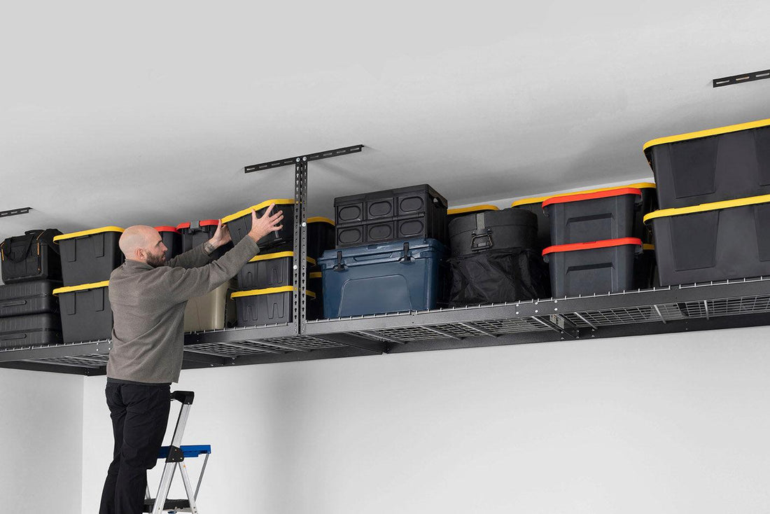 8ft Overhead Garage Storage Racks – SafeRacks