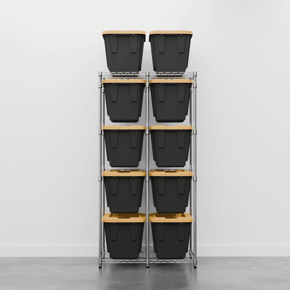 Plastic Bin Storage Shelf Solutions for Your Home - SafeRacks