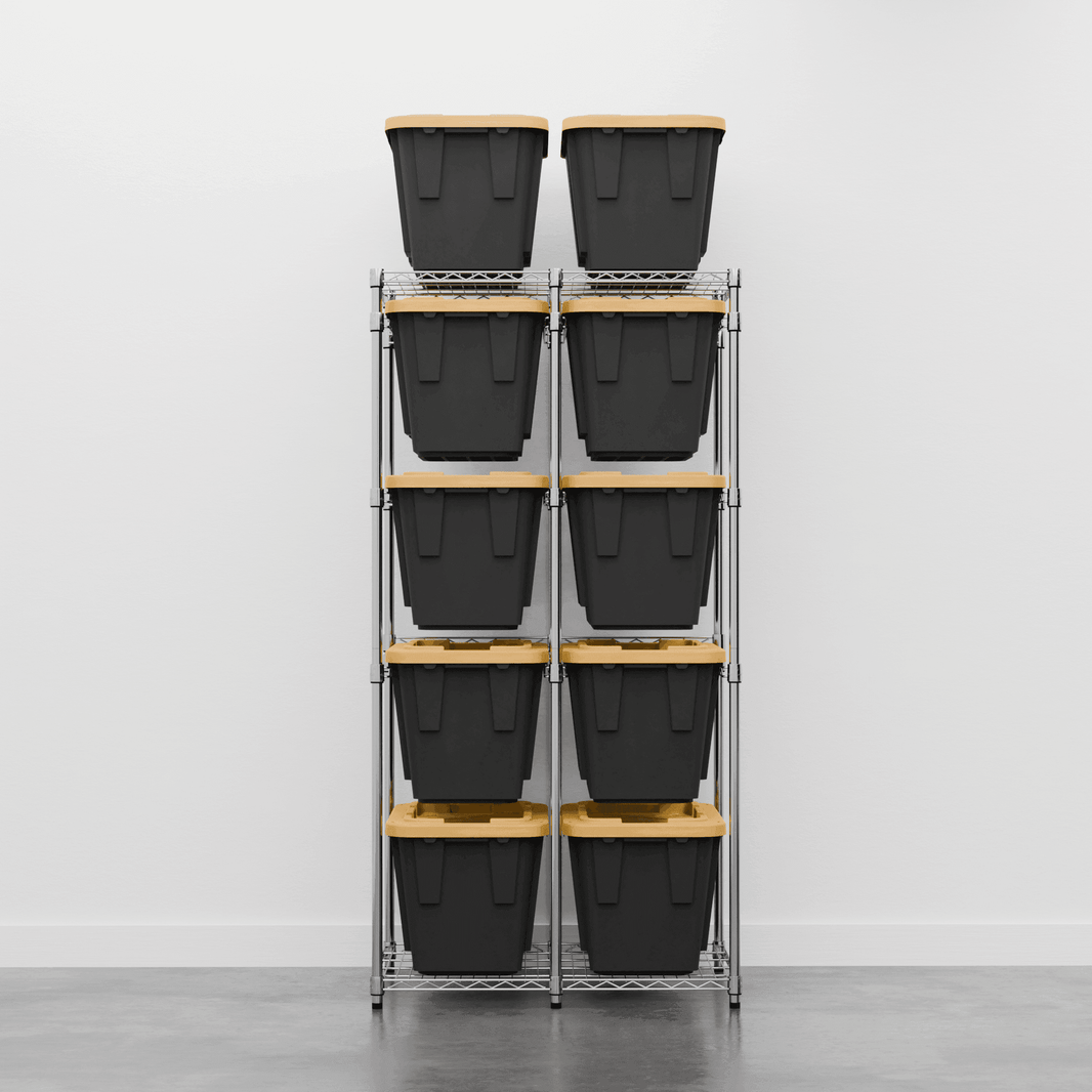 Plastic Bin Storage Shelf Solutions for Your Home - SafeRacks