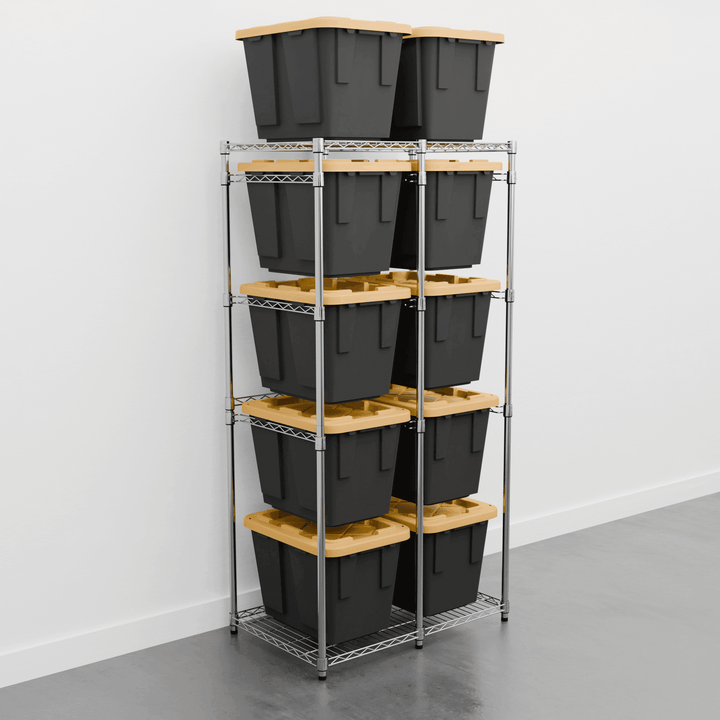 Plastic Bin Storage Shelf Solutions for Your Home - SafeRacks