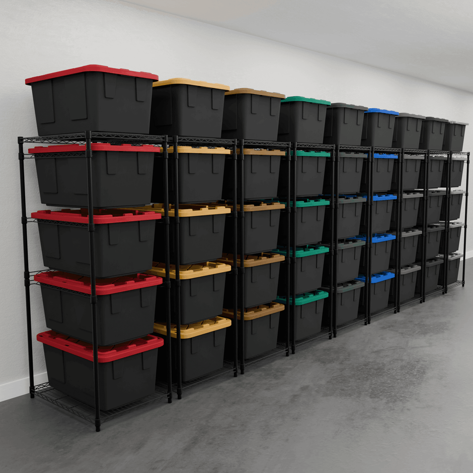Plastic Bin Storage Shelf Solutions for Your Home - SafeRacks
