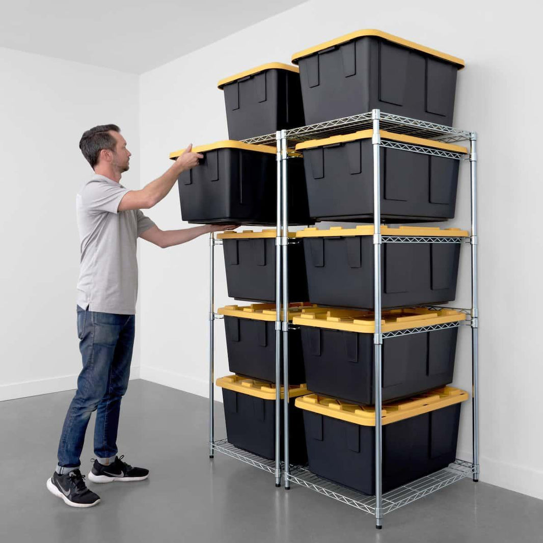 Plastic Bin Storage Shelf Solutions for Your Home - SafeRacks