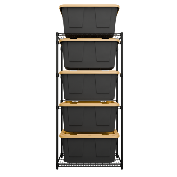 SafeRacks Storage Bin Rack for Storage Bins | No More Stacking
