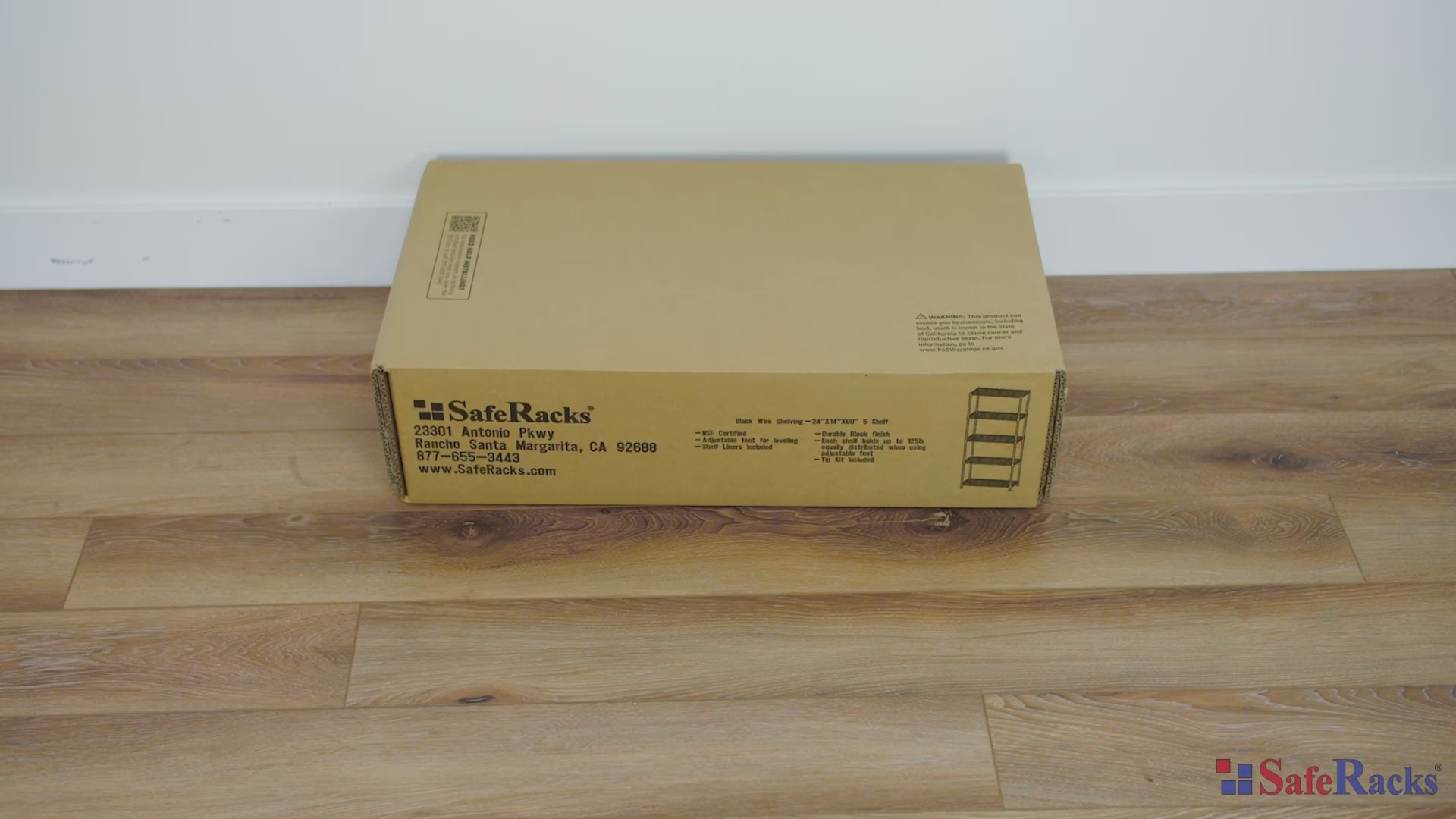 SafeRacks Overhead Garage Storage Rack - Installation Video