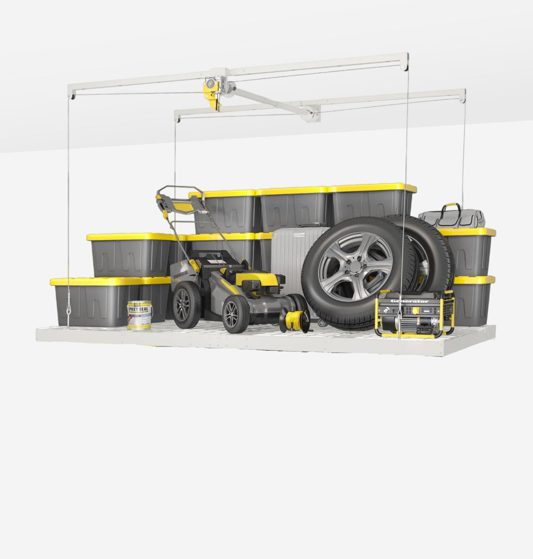 4' x 8' Overhead Storage Lift – SafeRacks