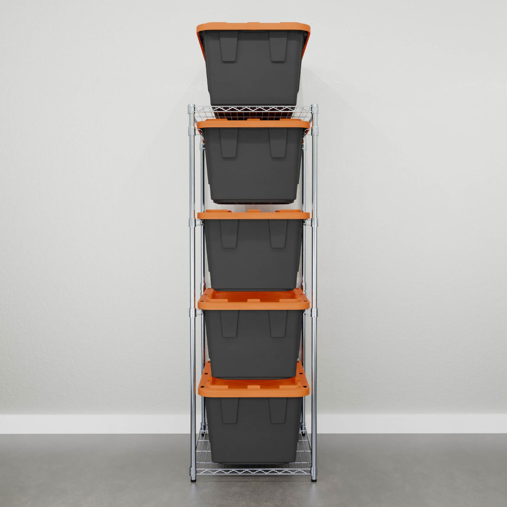 SafeRacks Tote Storage Rack for Storage Totes | No More Stacking